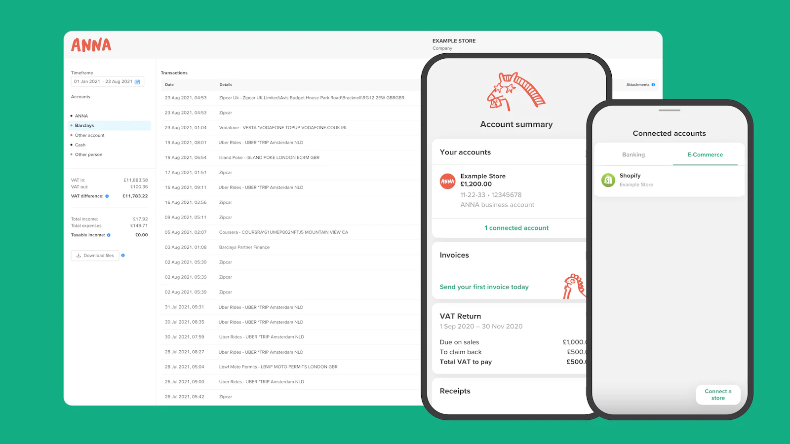 Saas App Store - ANNA Easy UK VAT Returns