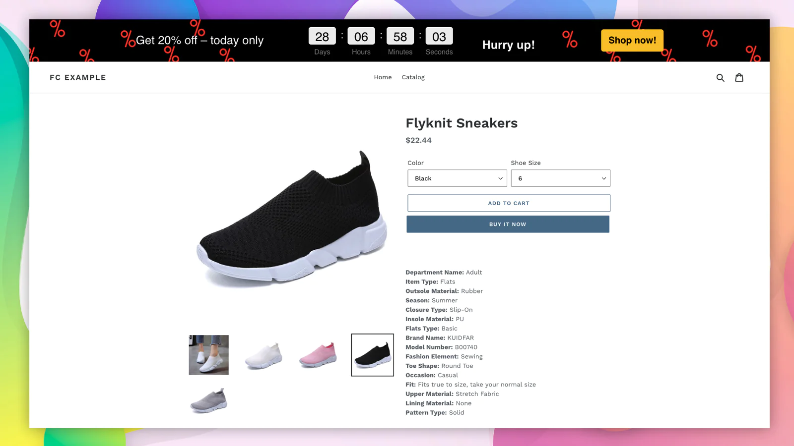 Saas App Store - CT (Countdown Timer Bar)