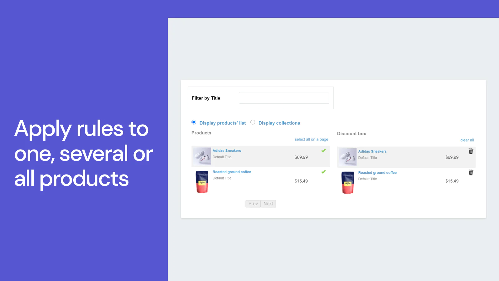 Saas App Store - Discount Rules for BFCM