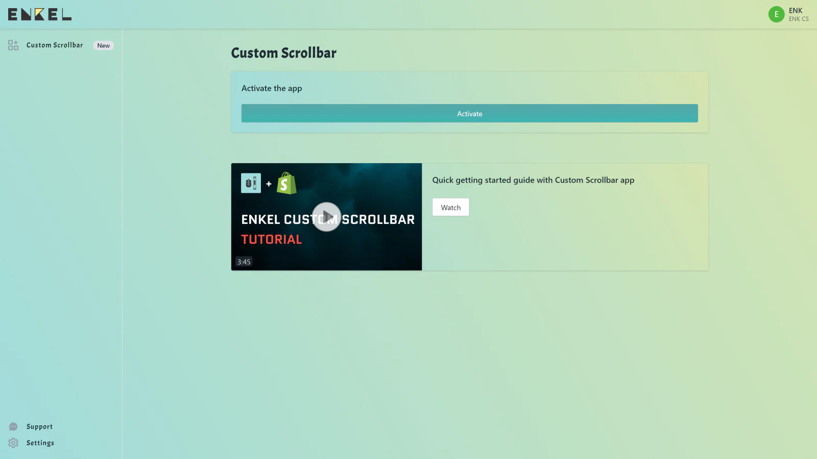 Saas App Store - ENKEL Custom Scrollbar Saas App Store - ENKEL Custom Scrollbar