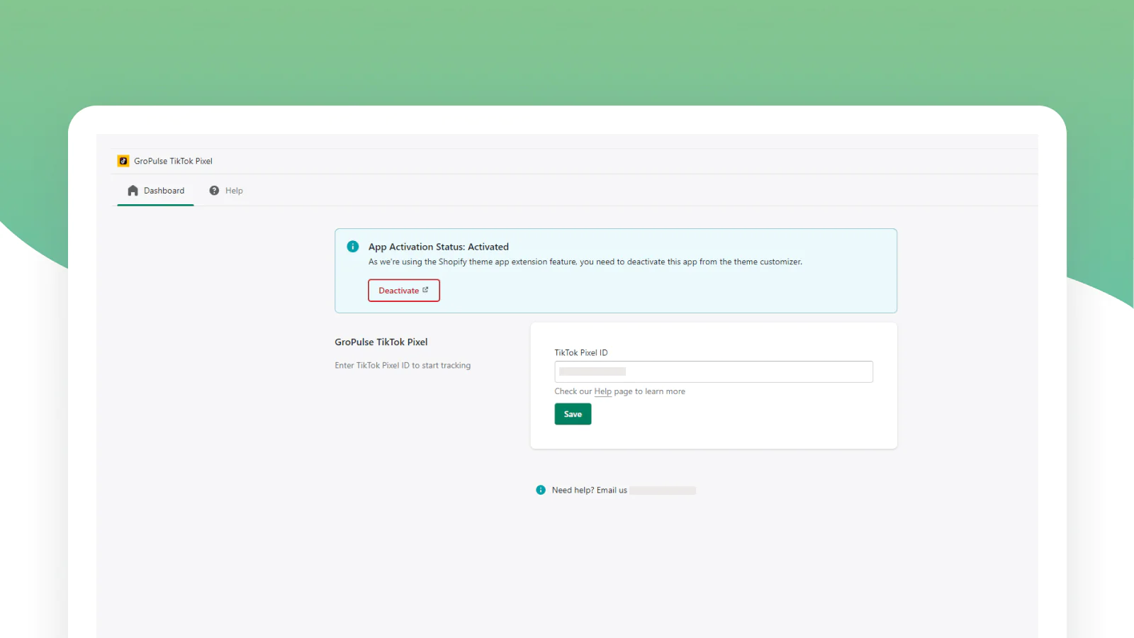 Saas App Store - GroPulse TikTok Pixel