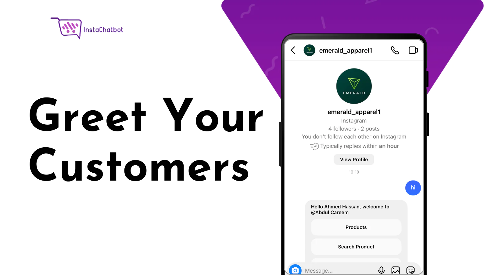 Saas App Store - Insta Chatbot