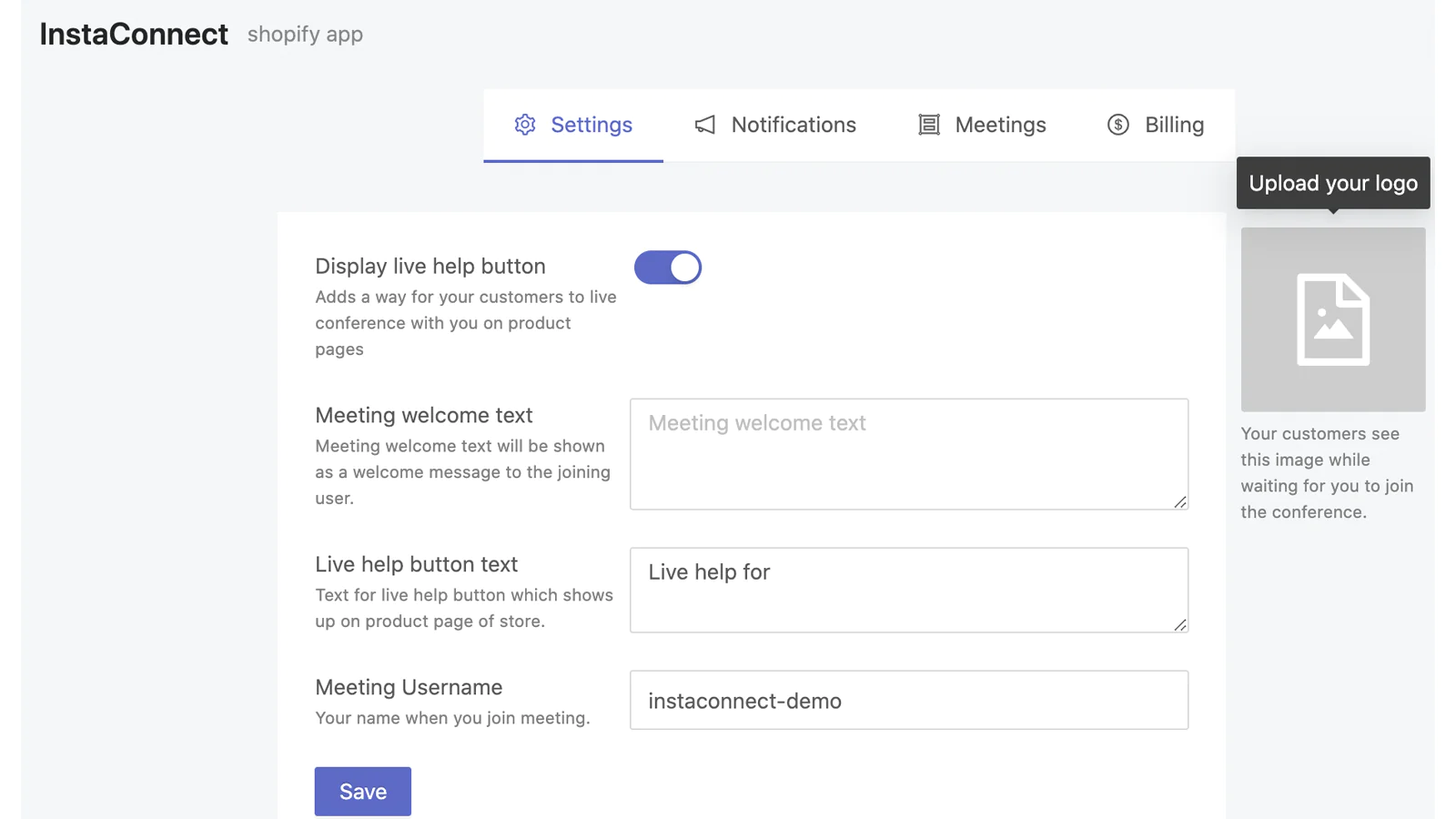 Saas App Store - InstaConnect Live Video