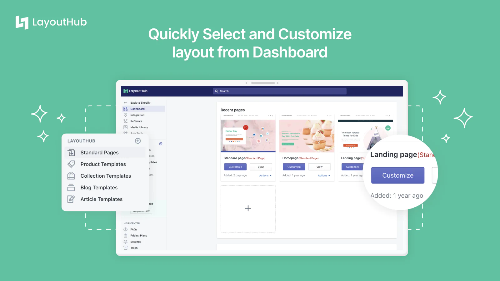 Saas App Store - LayoutHub ‑ Easy Page Builder