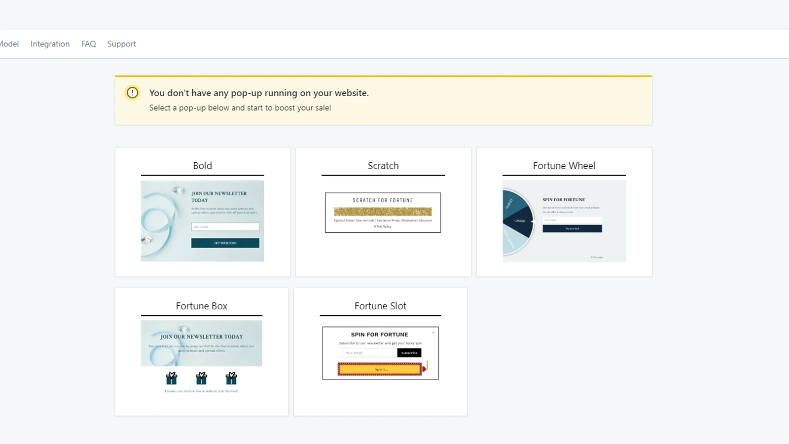 Saas App Store - Magic Pop‑Up