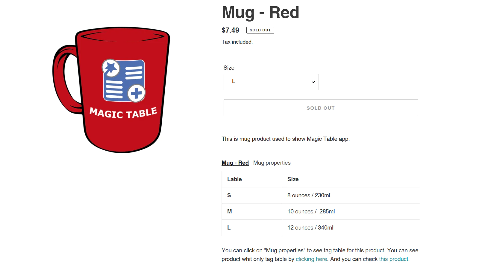 Saas App Store - Magic Table
