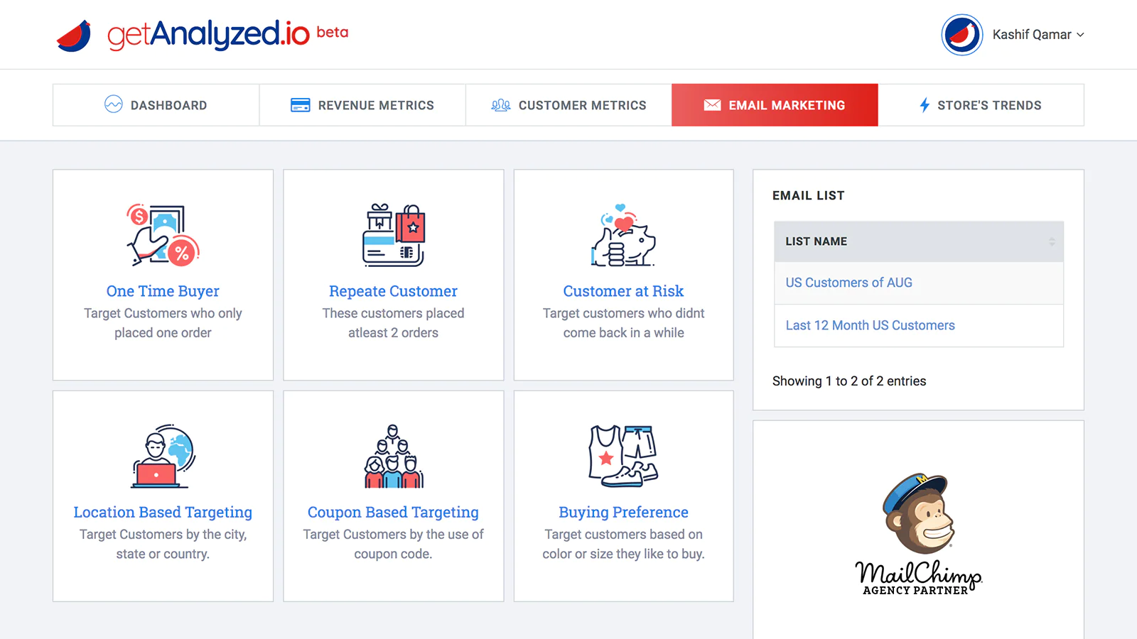 Saas App Store - MailChimp Advance Segmentation