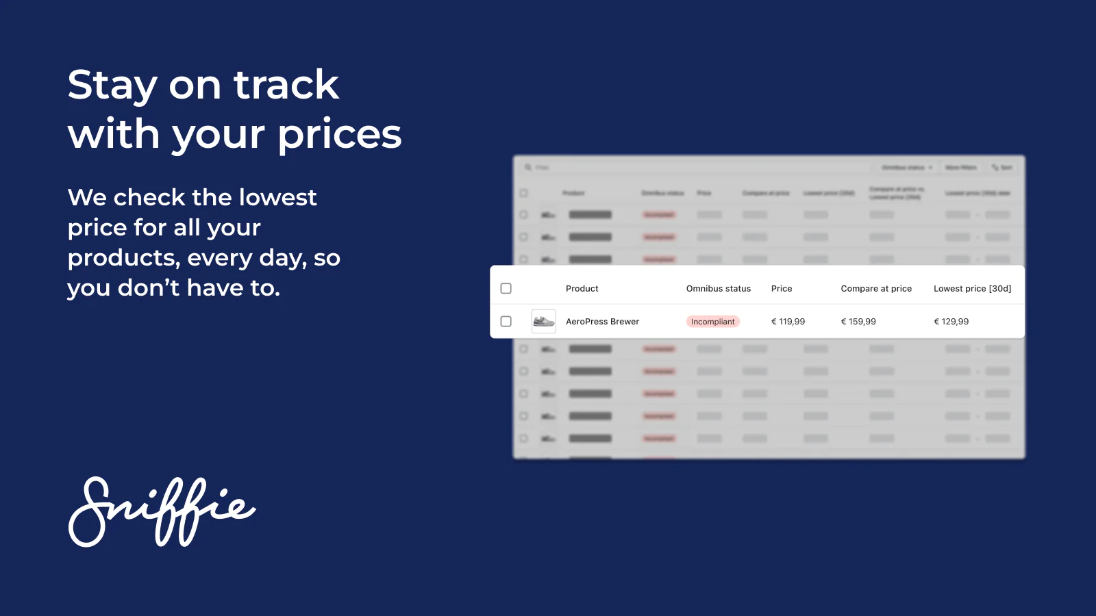 Saas App Store - Sniffie: Omnibus Pricing