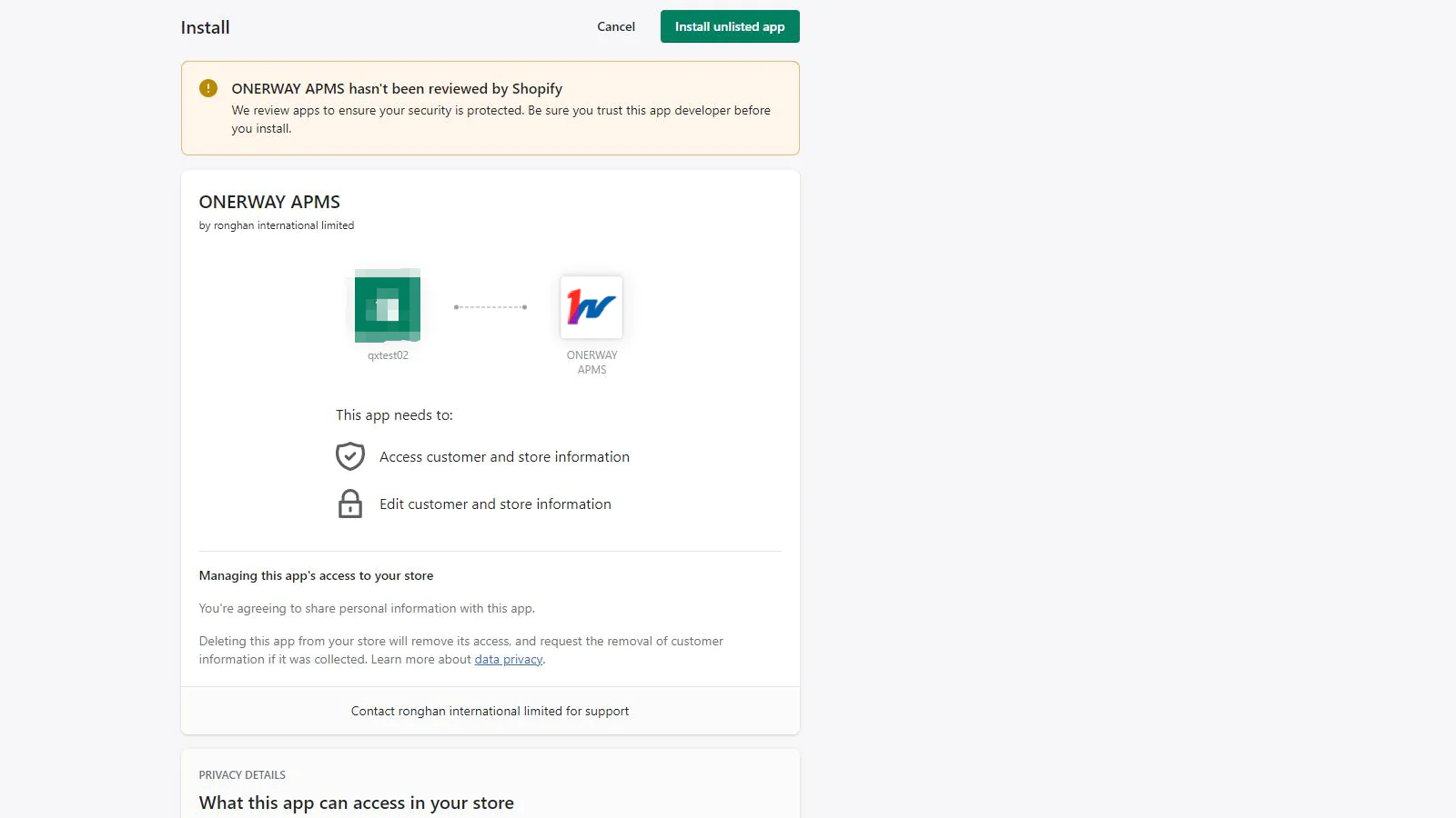 Saas App Store - ONERWAY APMS