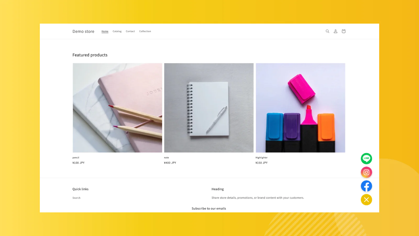 Saas App Store - Pafit Social Media Icons