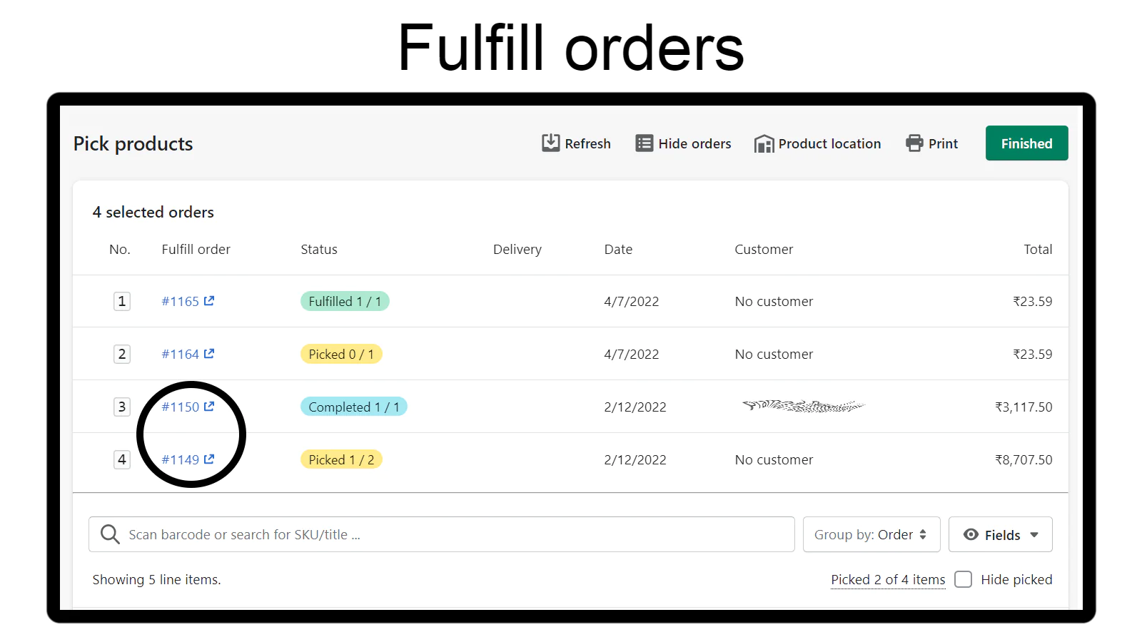Saas App Store - Pick List