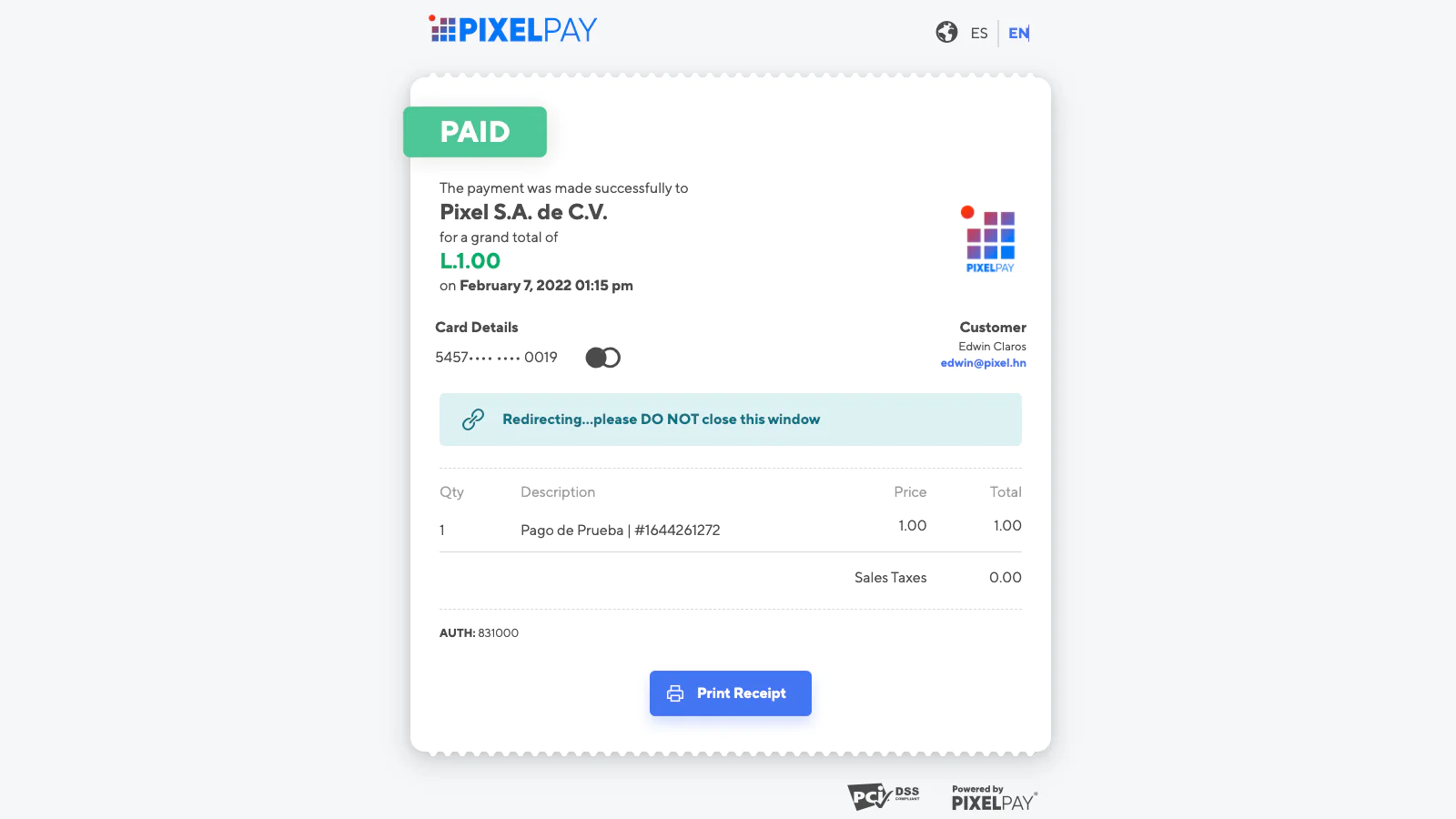 Saas App Store - PixelPay Checkout