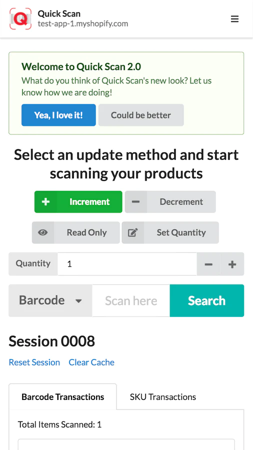 Saas App Store - Quick Scan ‑ Barcode Scanner