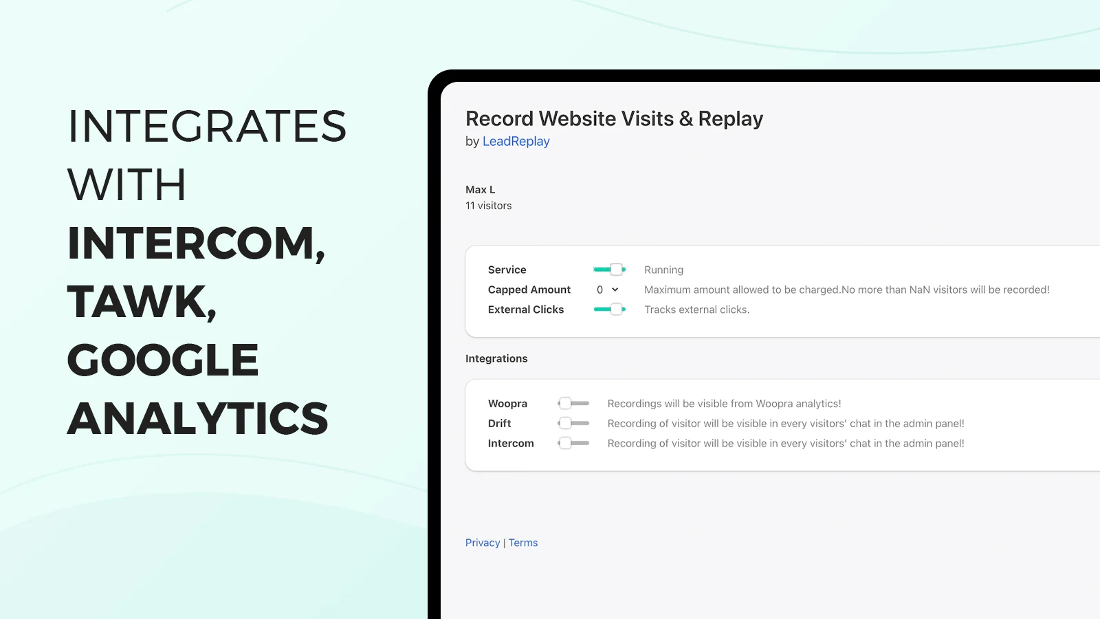 Saas App Store - Record & Replay, LeadReplay Saas App Store - Record & Replay, LeadReplay