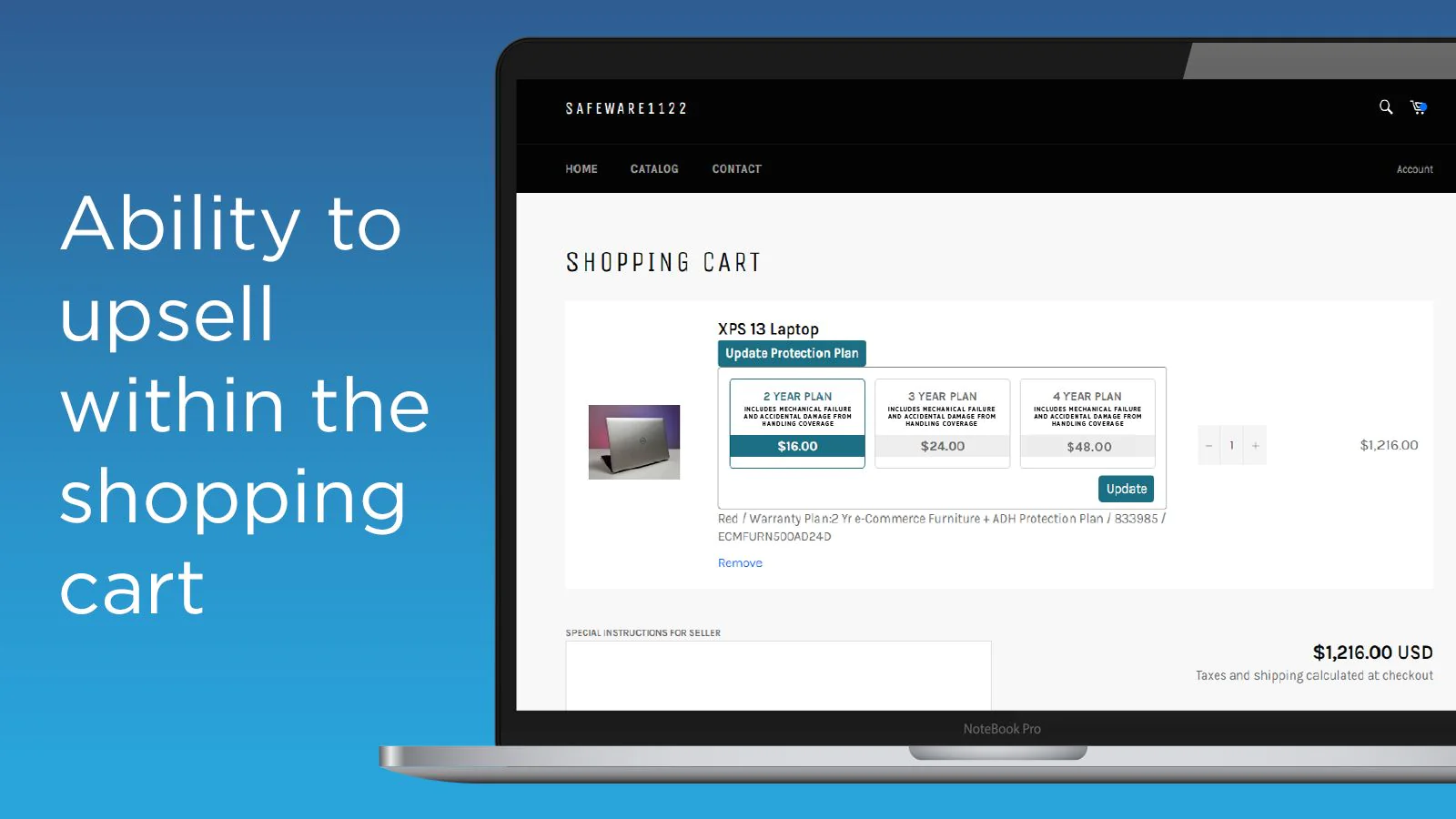 Saas App Store - Safeware Protection Plans