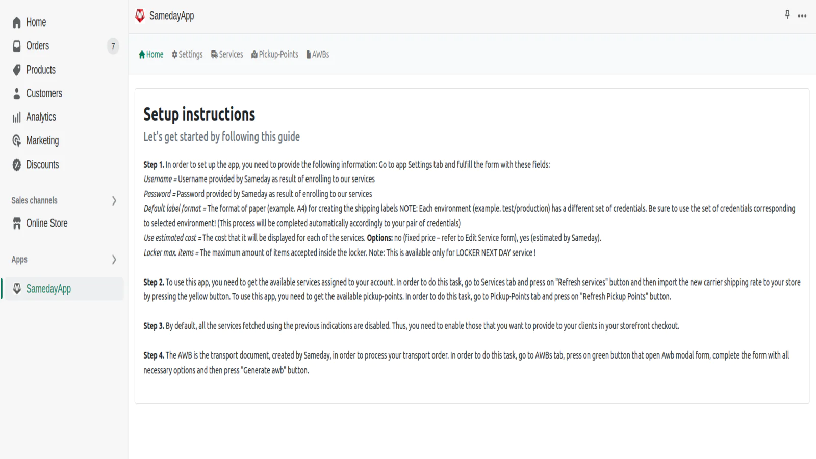 Saas App Store - SamedayApp