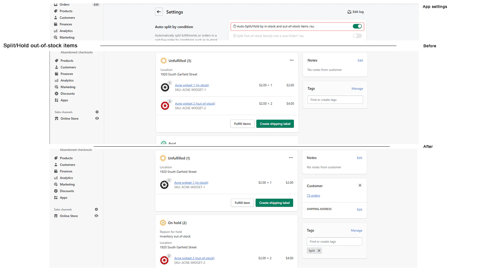 Saas App Store - SplitOrder