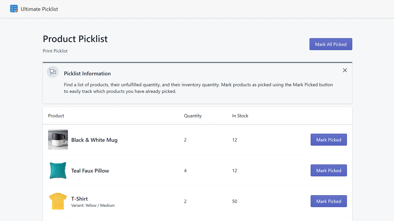 Saas App Store - Ultimate Picklist